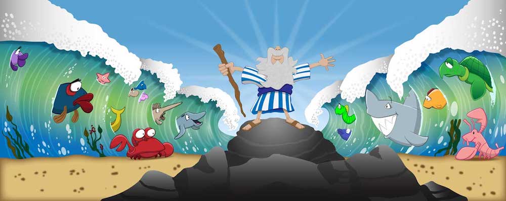 Cartoon Bible Story Murals by Imagination Atmospheres